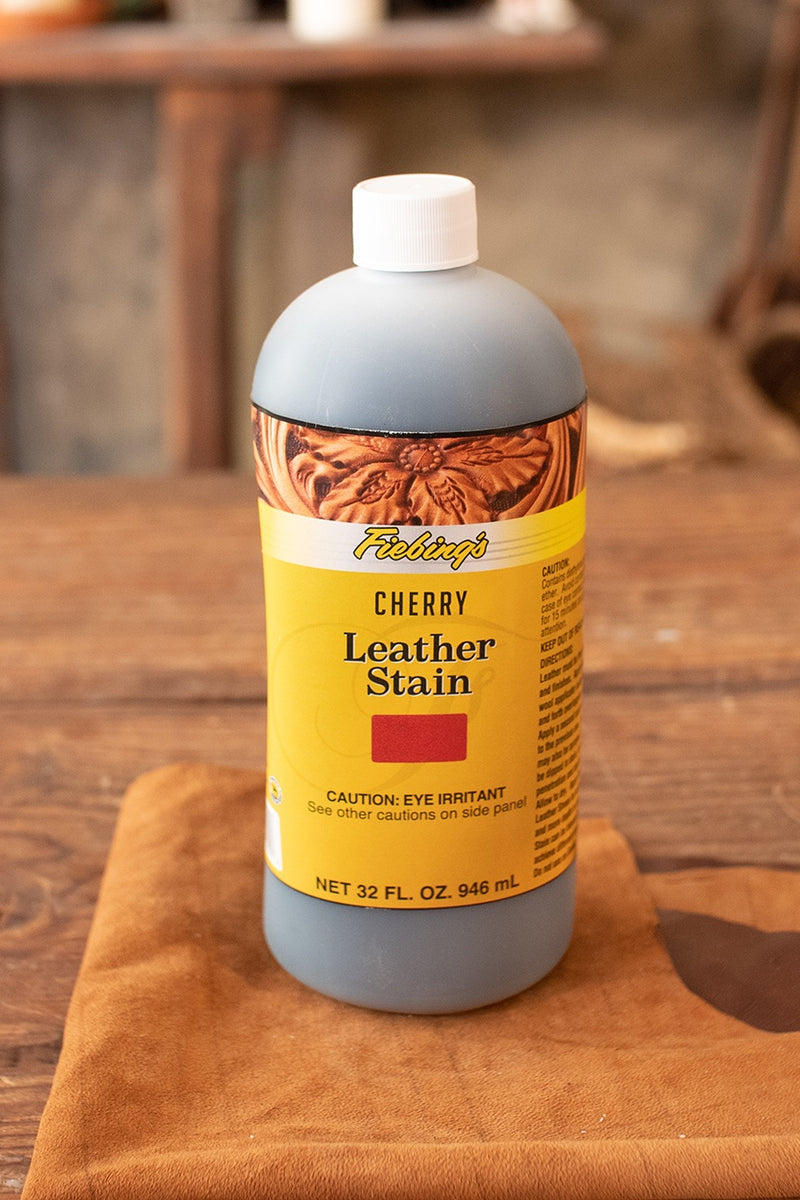 Universal Leather Stain Fiebing's 946 ml. Cherry Red – Medieval and More