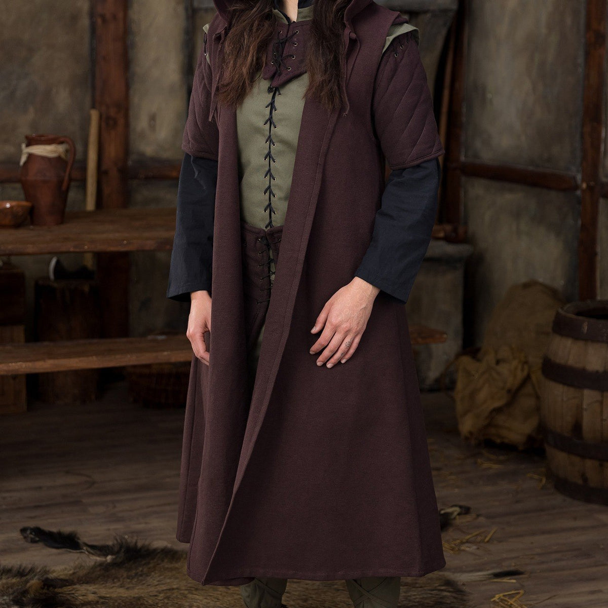 Dungeons & Dragons Ranger Coat Brown – Medieval and More