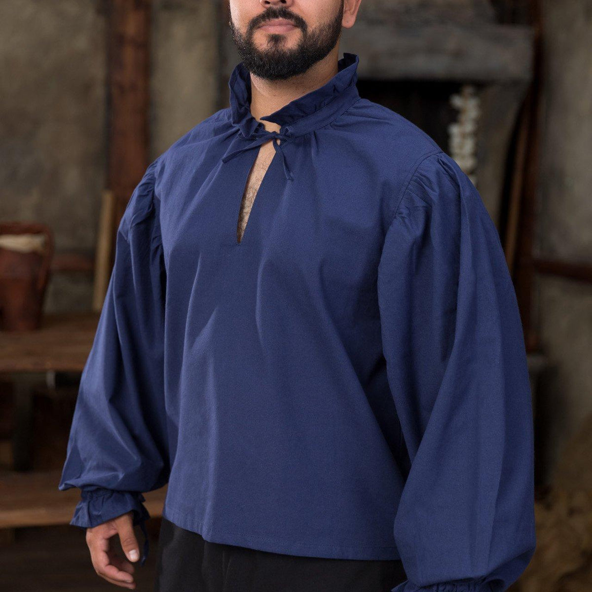 Dungeons & Dragons Bard Shirt Blue – Medieval and More