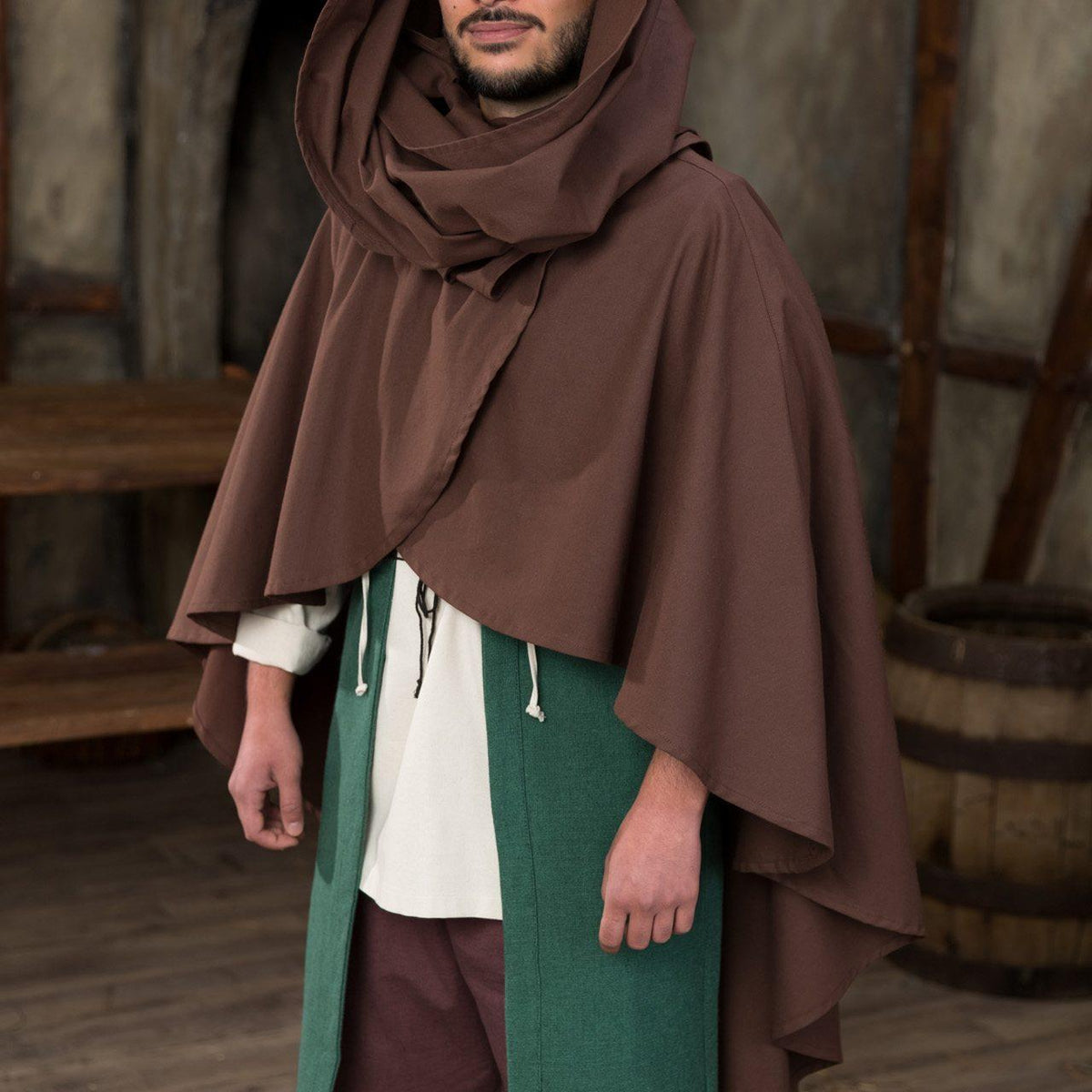 Dungeons & Dragons Druid Cape Brown – Medieval and More